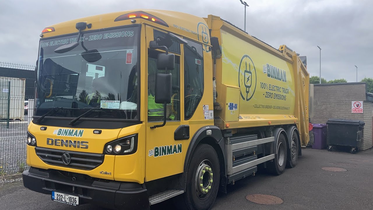 MrBinman 2023 26 ton Dennis eCollect with Olympus body + Terberg ...