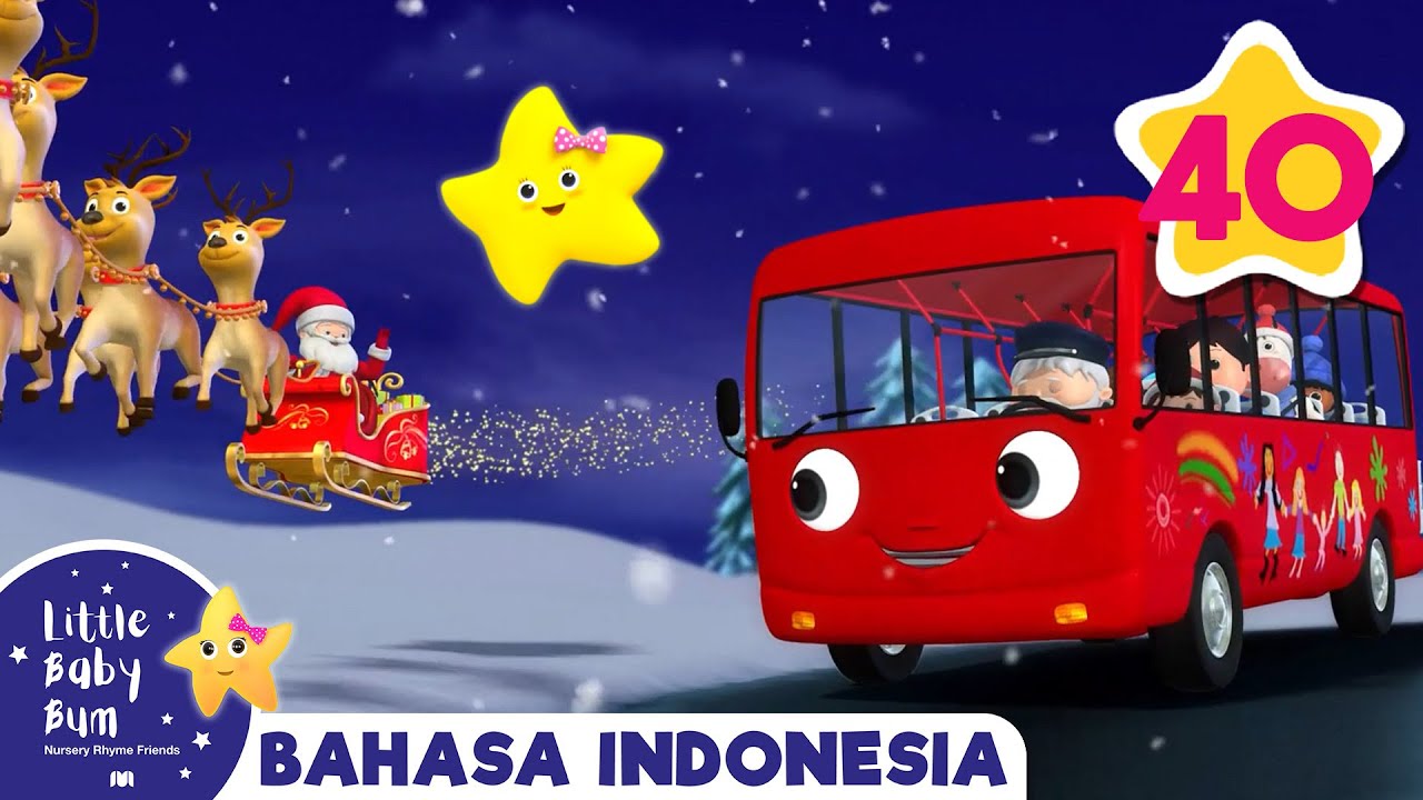 Roda-Roda Bis Spesial Hari Natal | Kartun & Lagu Anak Populer | @Little ...