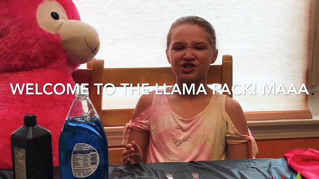 Elephant toothpaste llama style - YouTube