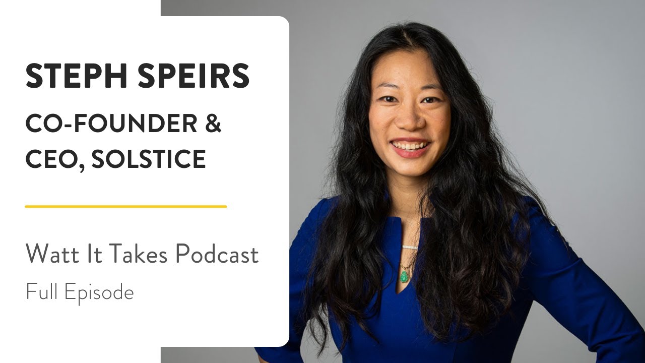 Watt it Takes with Steph Speirs — Full Podcast Episode - YouTube