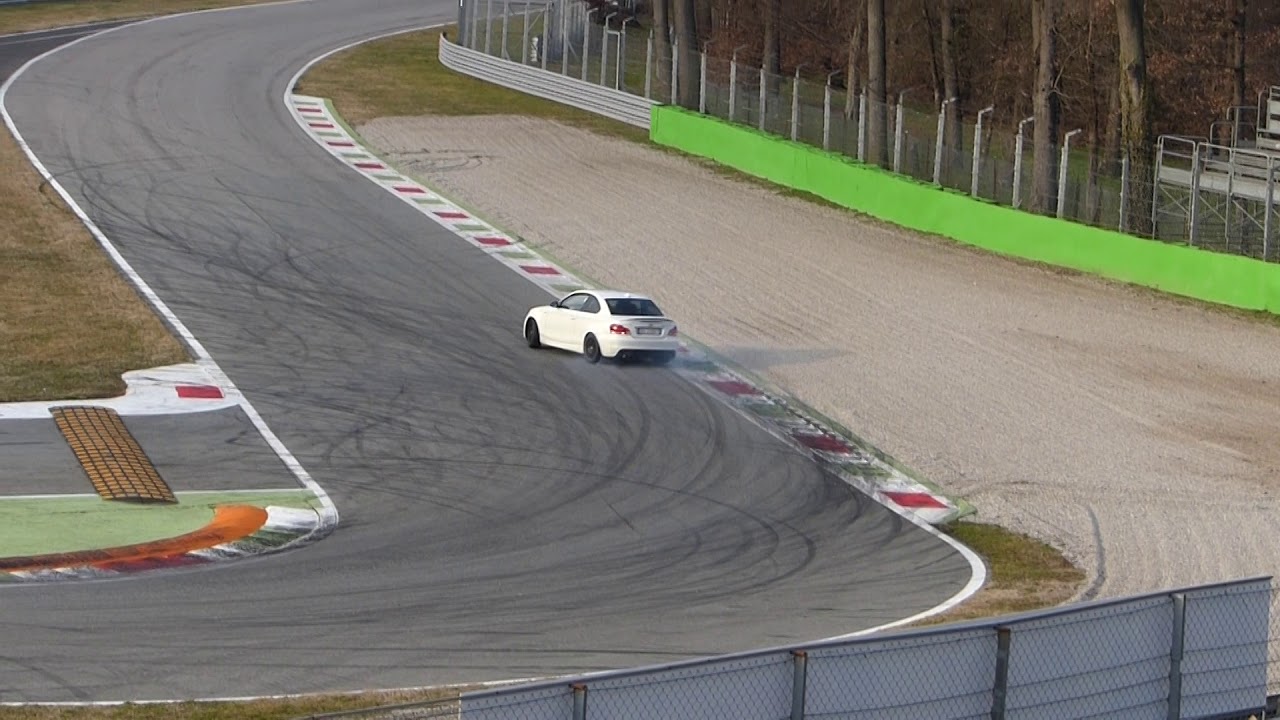 Autodromo di Monza, speed day 04-02-18, bmw drift , prima variante ...