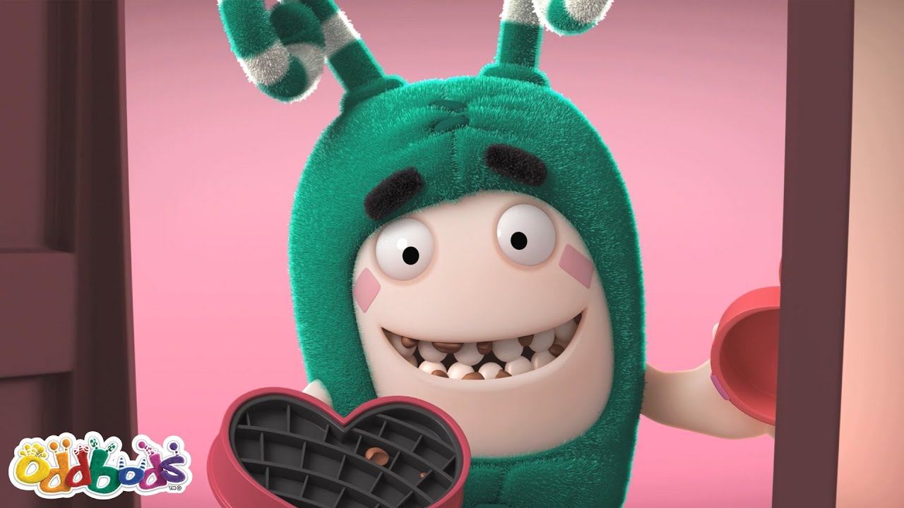 Heart Box of Chocolate | ODDBODS | Moonbug Kids - Art for Kids 🖌️ - YouTube