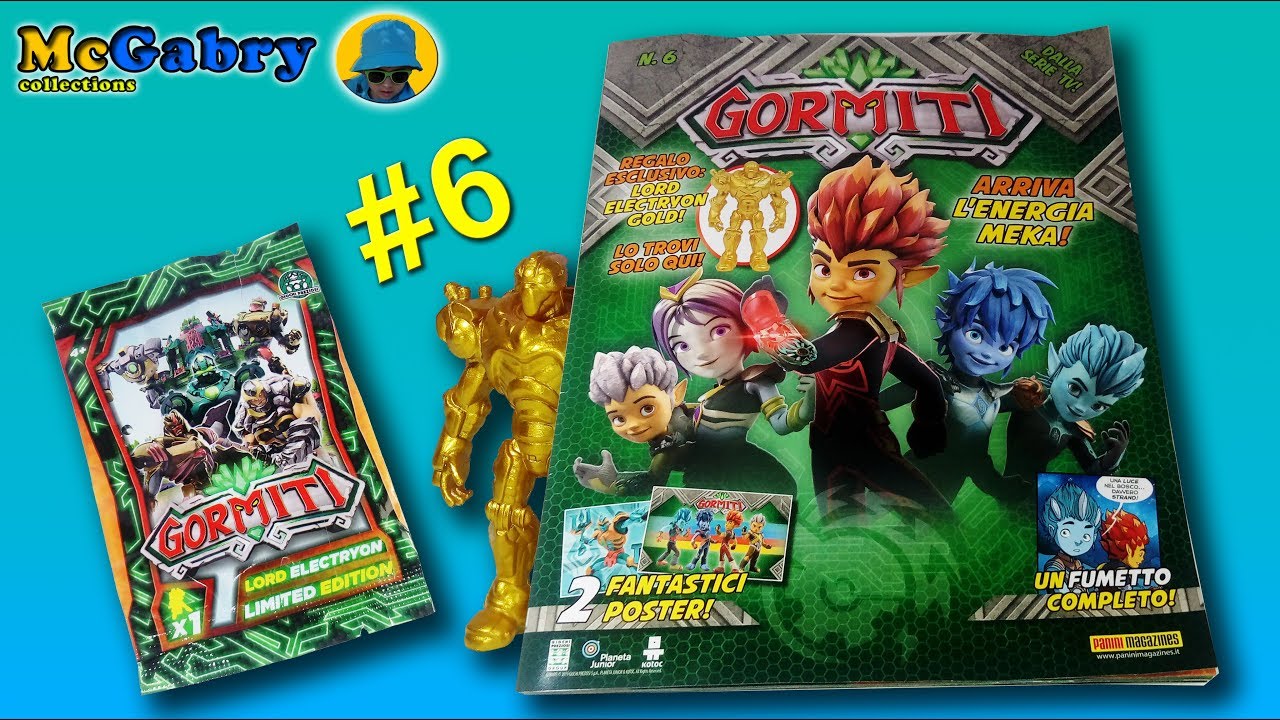 GORMITI MAGAZINE 6 CON LORD ELECTRYON GOLD LIMITED EDITION-EVOLUZIONE ...