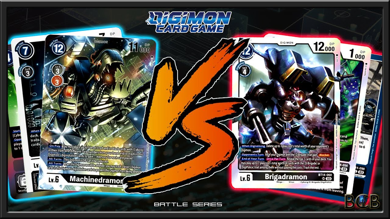 Digimon Card Game: Battle Series - Ep1 Machinedramon VS Digi Police ...
