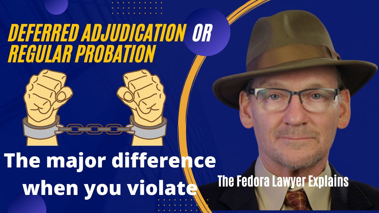 Deferred adjudication is probation with a hidden danger. - YouTube