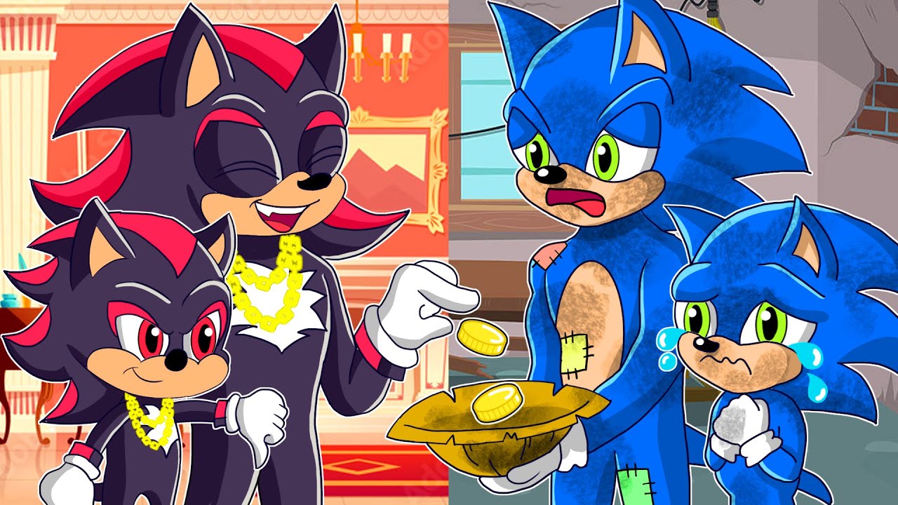 Rich Shadow Vs Poor Sonic - Very Sad Story !! | Sonic the Hedgehog 2 ...