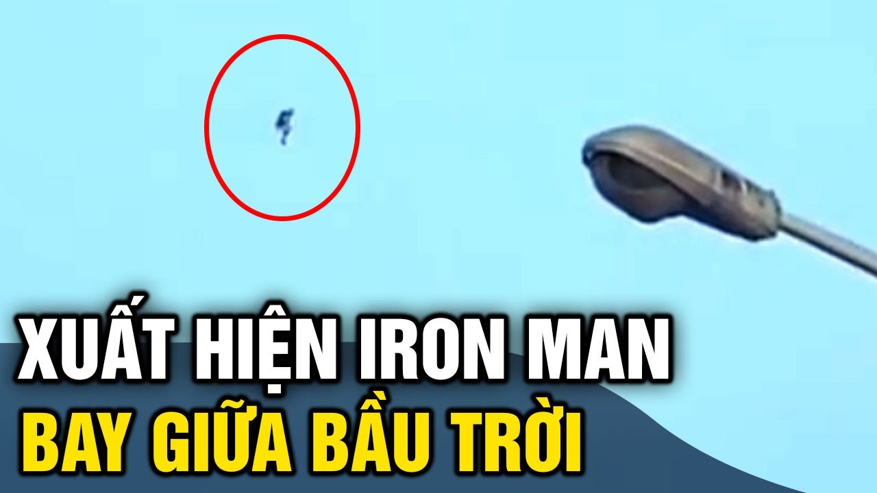 Xuất hiện 'IRON MAN' bay lơ lửng giữa trời khiến người dân Đài Loan xôn ...