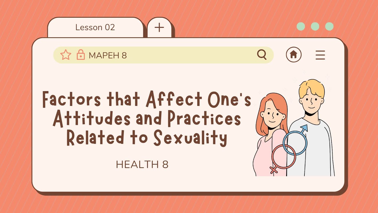 Health 8: Lesson 2: Factors that Affects One's Attitudes and Practices ...