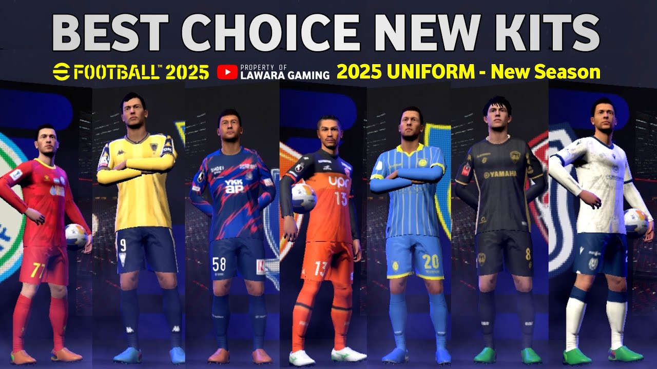 Best choice kits eFootball 2025 New season - YouTube