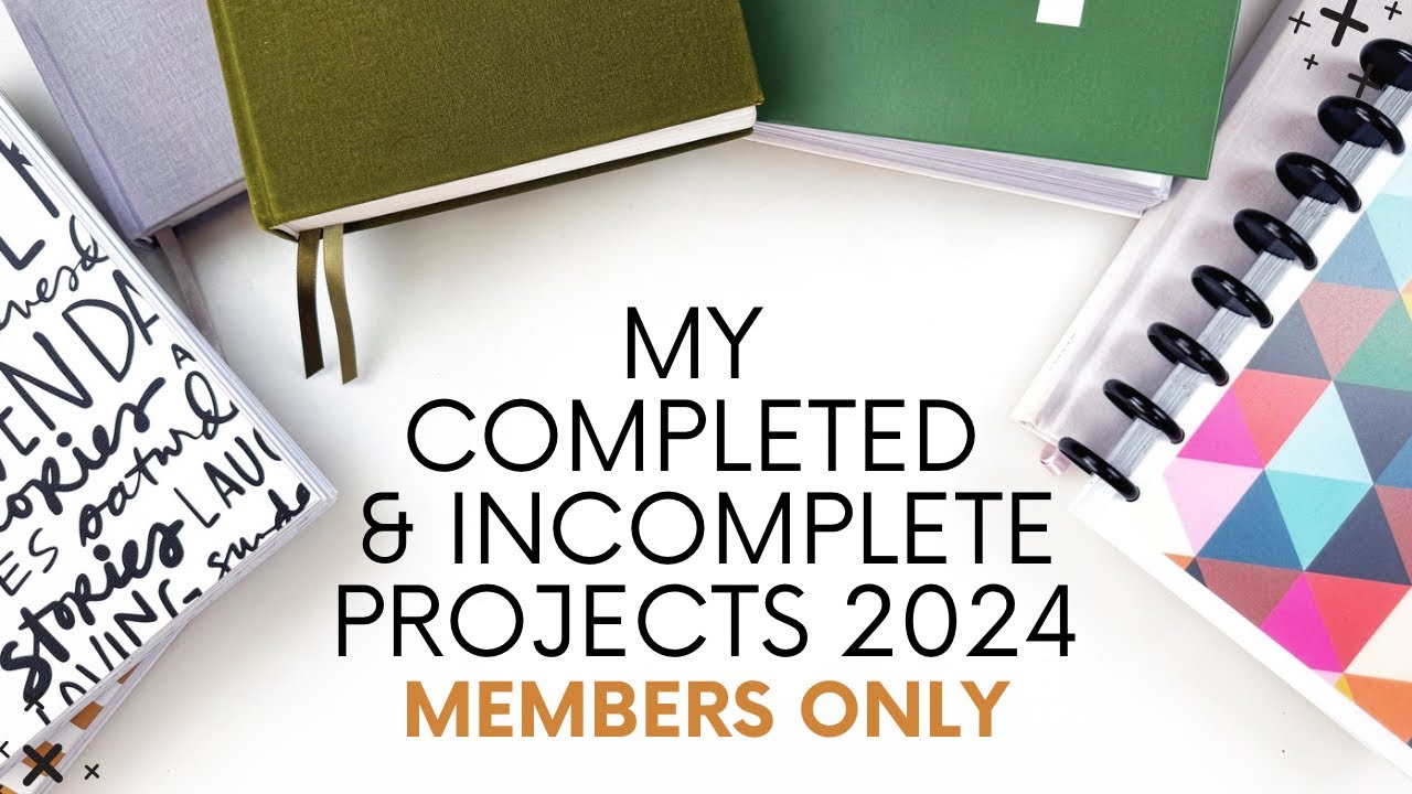 My Complete & Incomplete Projects 2024 | Member Only - YouTube