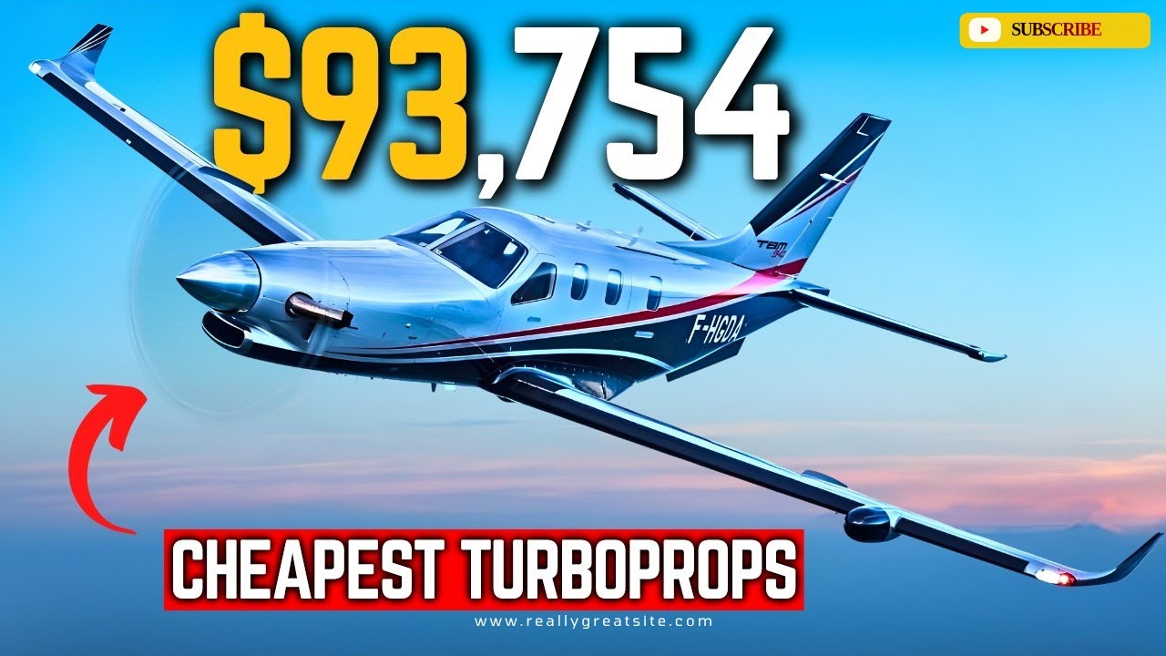 Top 7 Cheapest Turboprop Aircraft You Can Buy in 2025 - YouTube