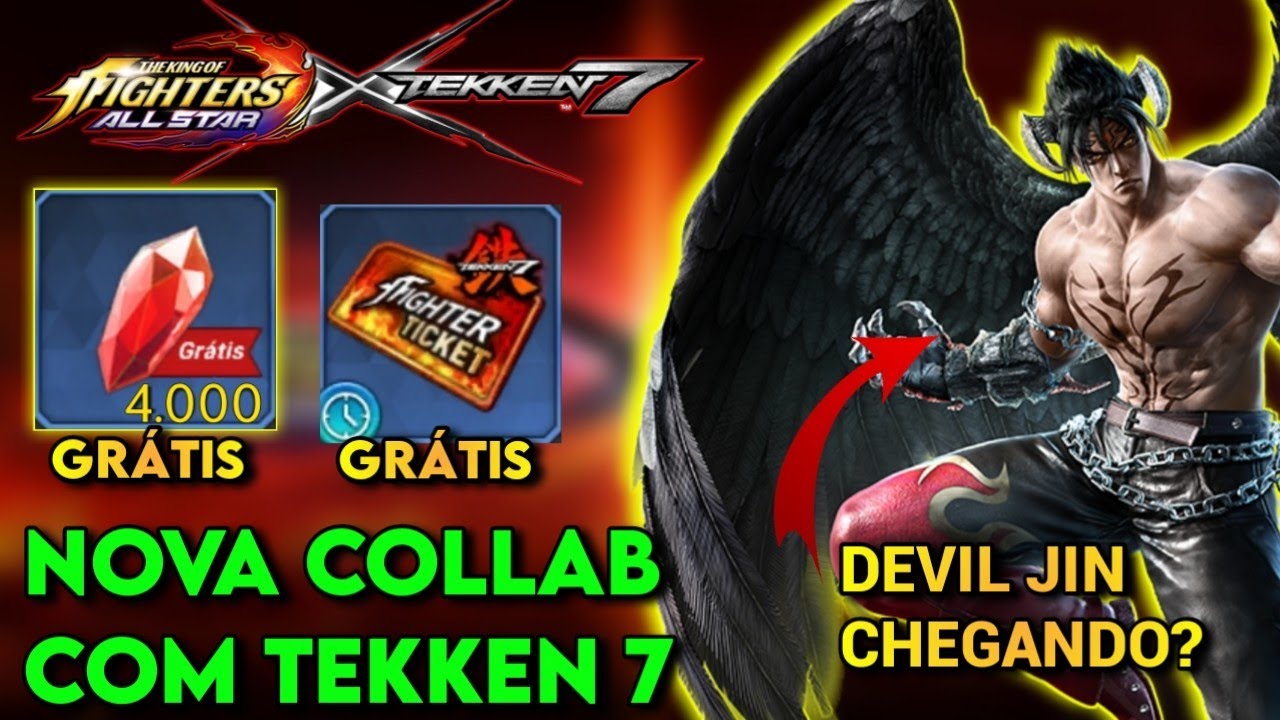 NOVA COLLAB COM TEKKEN 7, NOVIDADES E EVENTOS (4 MIL RUBYS FREE) - KOF ...