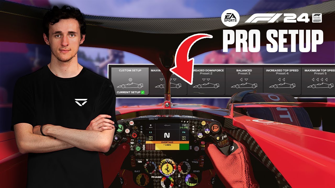 F124 Best Settings Guide by F1 Sim Racing Pro Nico Longuet! - YouTube
