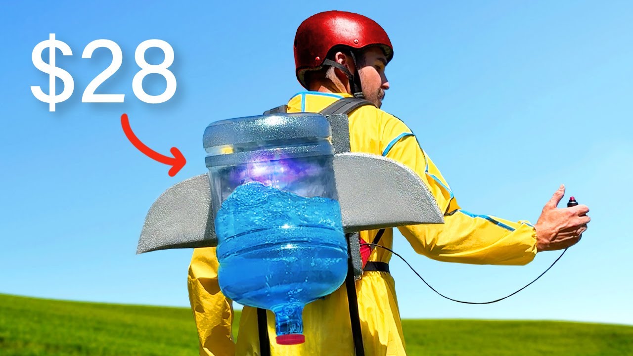 I Built a $28 Jetpack… And Tried Flying It - YouTube