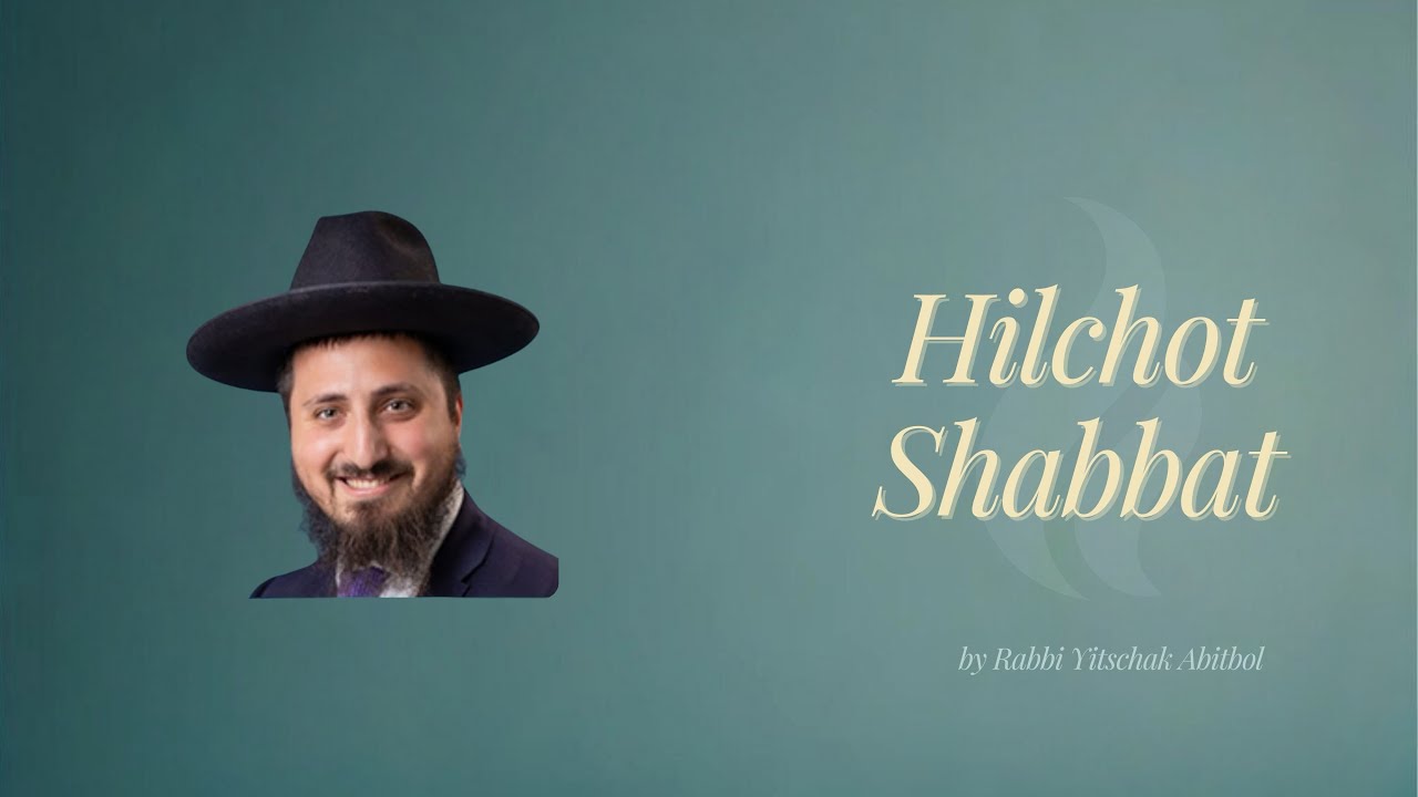Hilchot Shabbat Jan 8 - YouTube