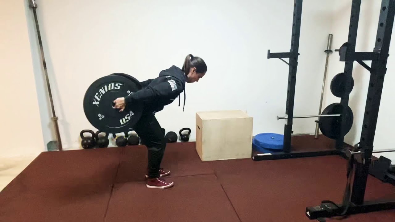 Plate Tricep Kickbacks - YouTube