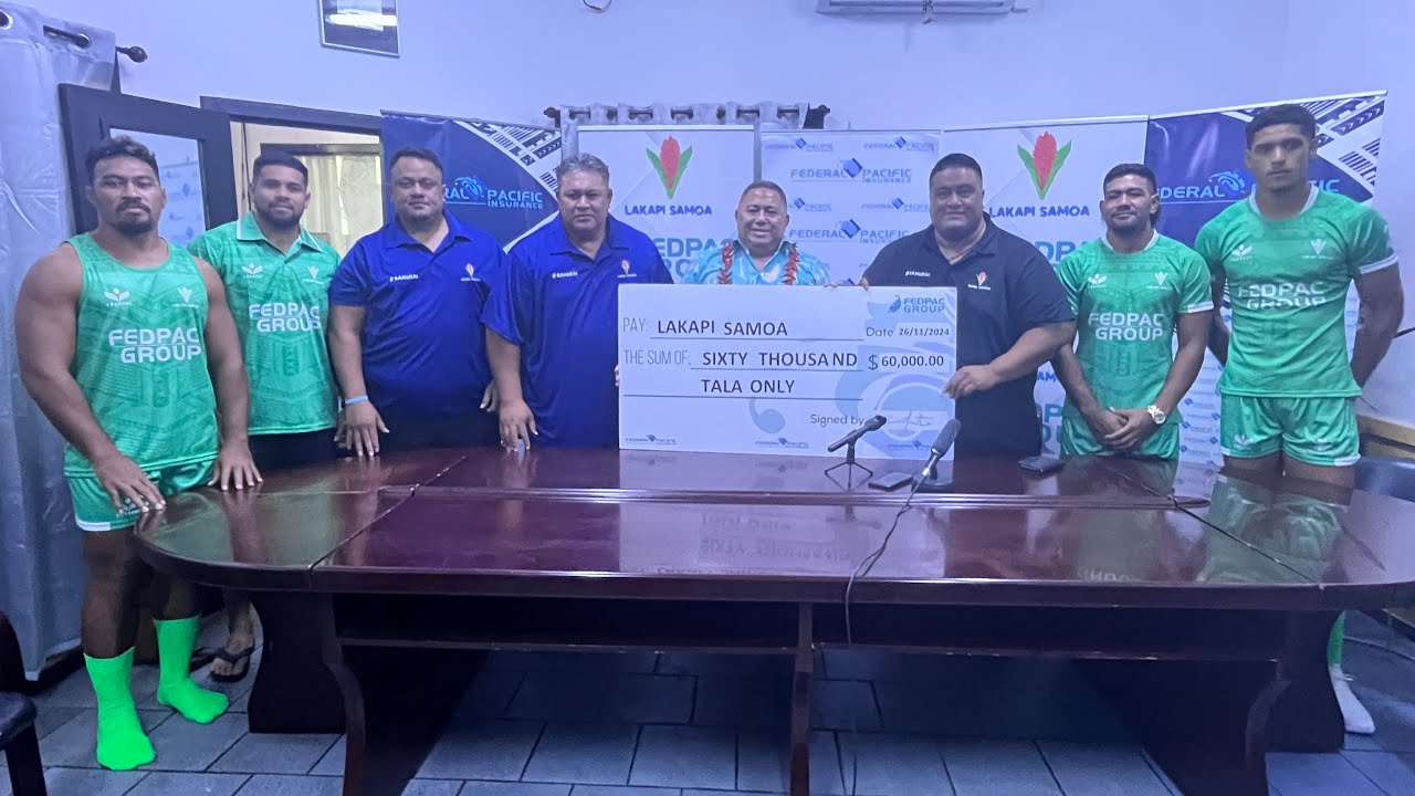 Federal Pacific Group Donate Sixty Thousand to Lakapi Samoa - 26th ...