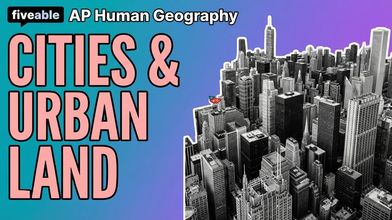 AP Human Geography CRAM – Urban Models & City Development - YouTube