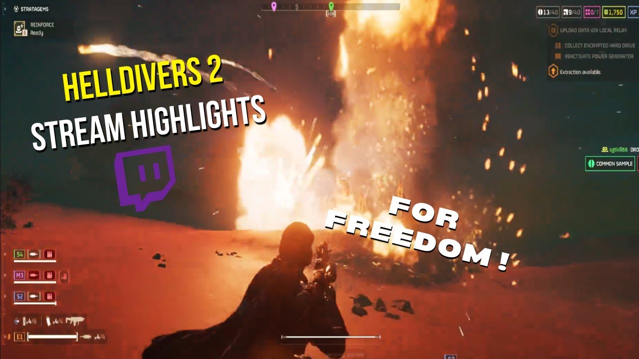 For Freedom ! | Stream Highlights | Helldivers 2 - YouTube