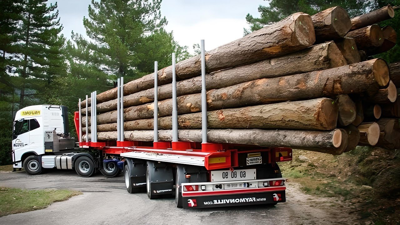 🚩Amazing Wood timber & furniture industrial handling crane & hoists ...