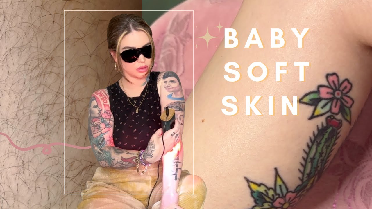Smooth, Soft Baby Skin | Easy + Pain-free! How to IPL AT HOME *｡⋆ Day 7 ...