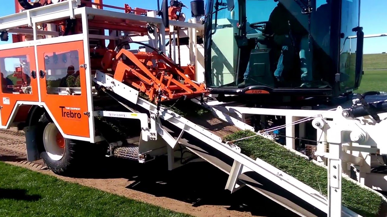 Trebro TSR roll harvester - YouTube