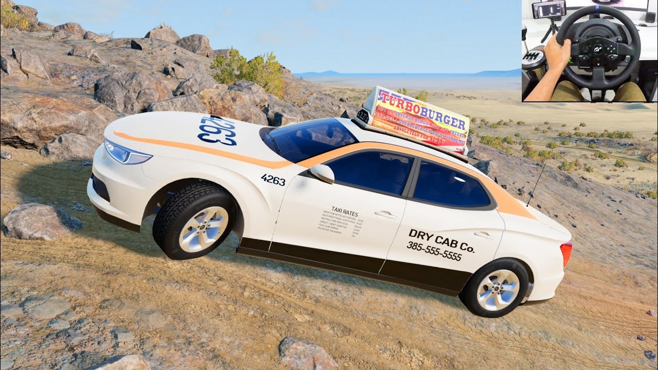 BeamNG Drive - Bruckell Bastion Taxi on the off road USA, BeamNG Drive ...