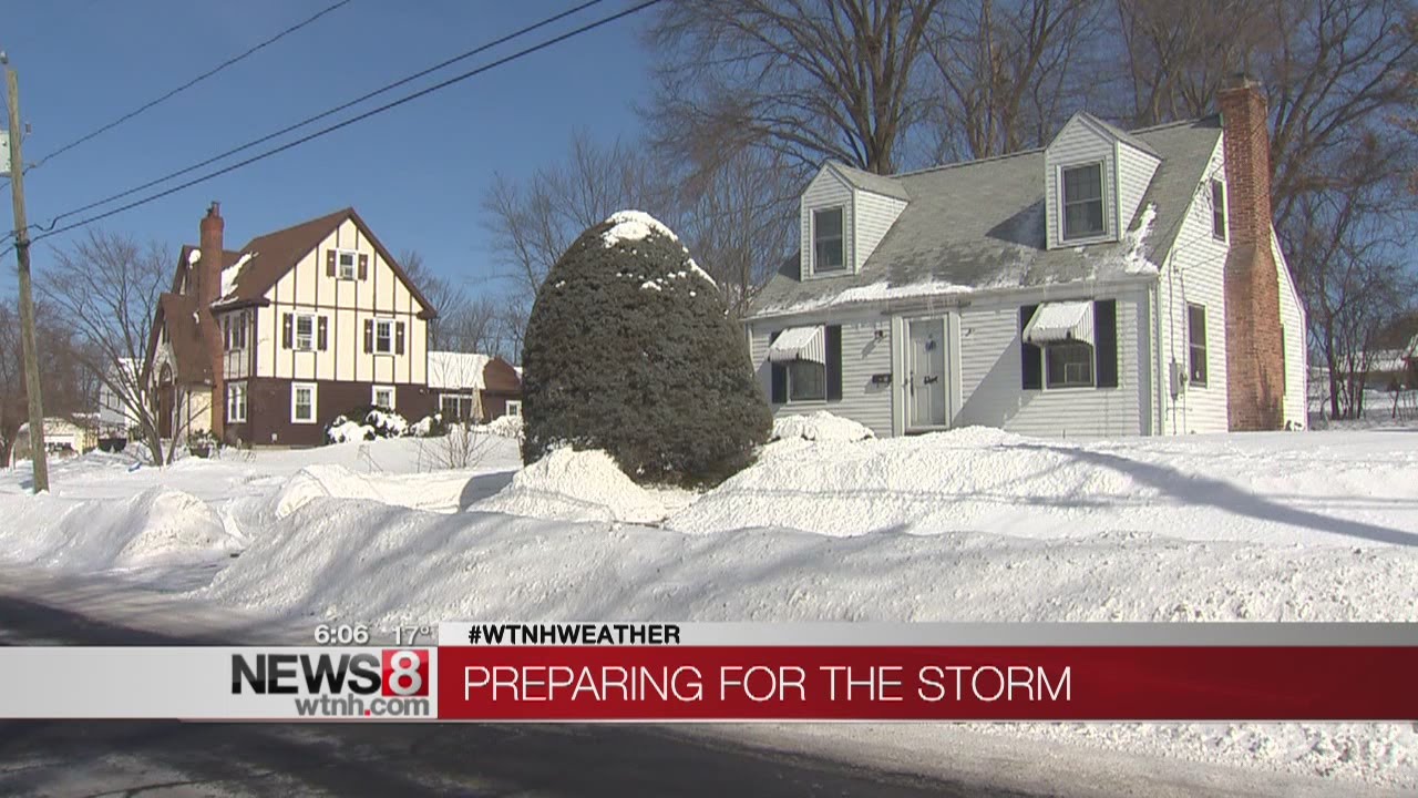 Tips on preparing for the snow storm - YouTube