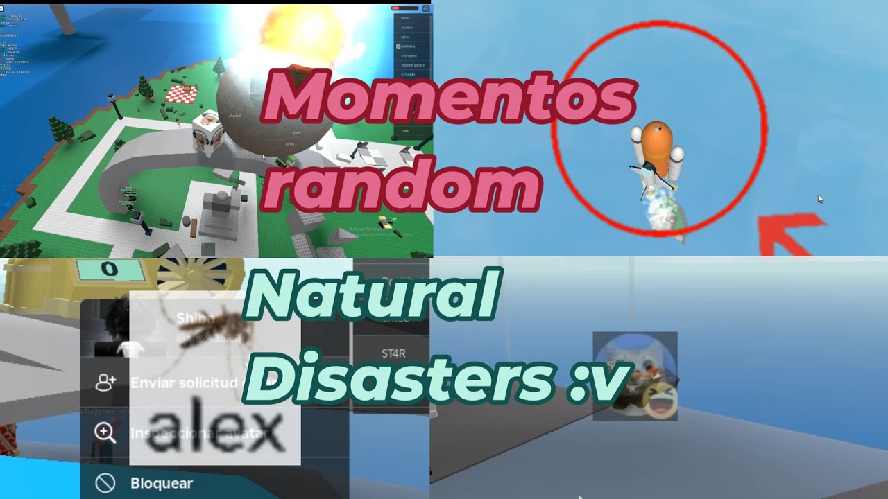 natural disasters momentos random XD - YouTube