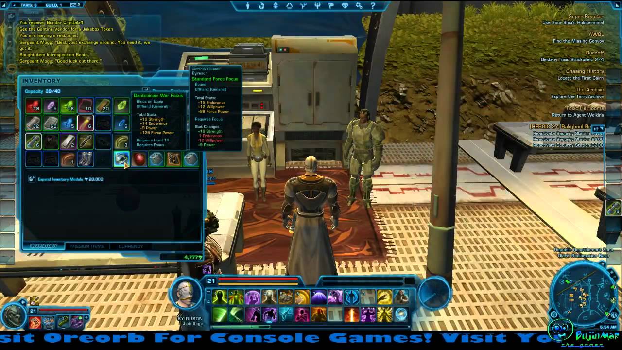 SWTOR - jedi consular GAMEPLAY! Taris - 1 / 9 - YouTube