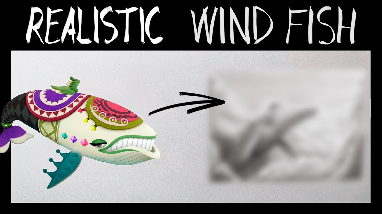 Realistic Drawing Wind Fish | The Legend of Zelda: Link`s Awakening # ...
