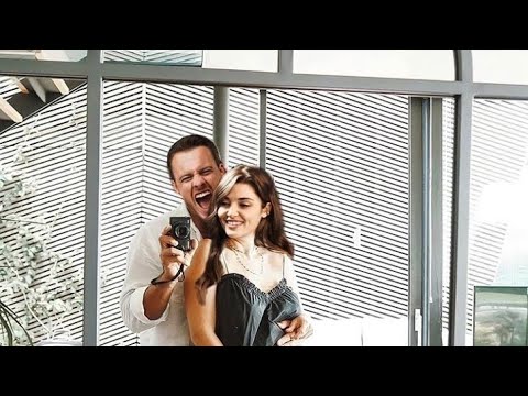 Hande Erçel ve Kerem Bursin mutluluq pozları