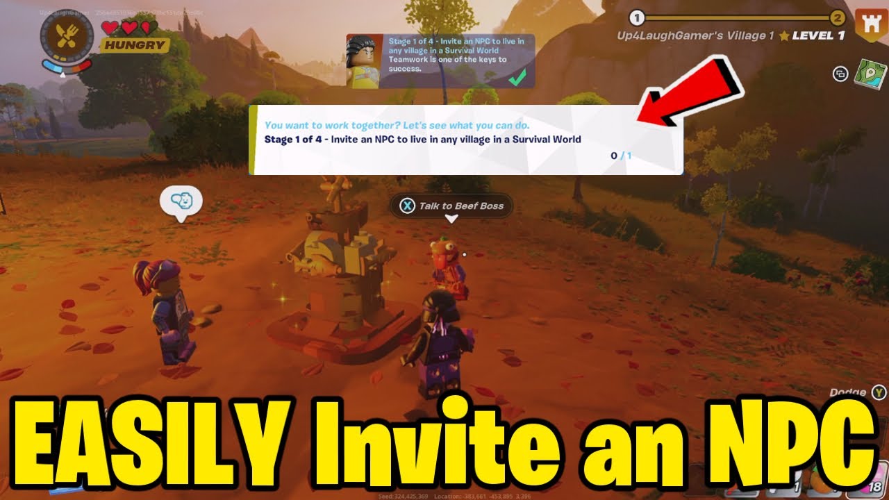 How To EASILY Invite an NPC to Live in Any Village in a Survival World ...