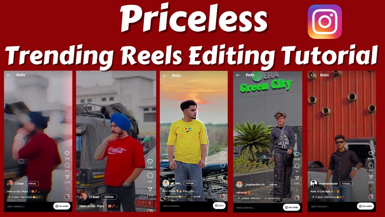 PRICELESS Song Viral reels Editing tutorial | Gabru song reels editing ...