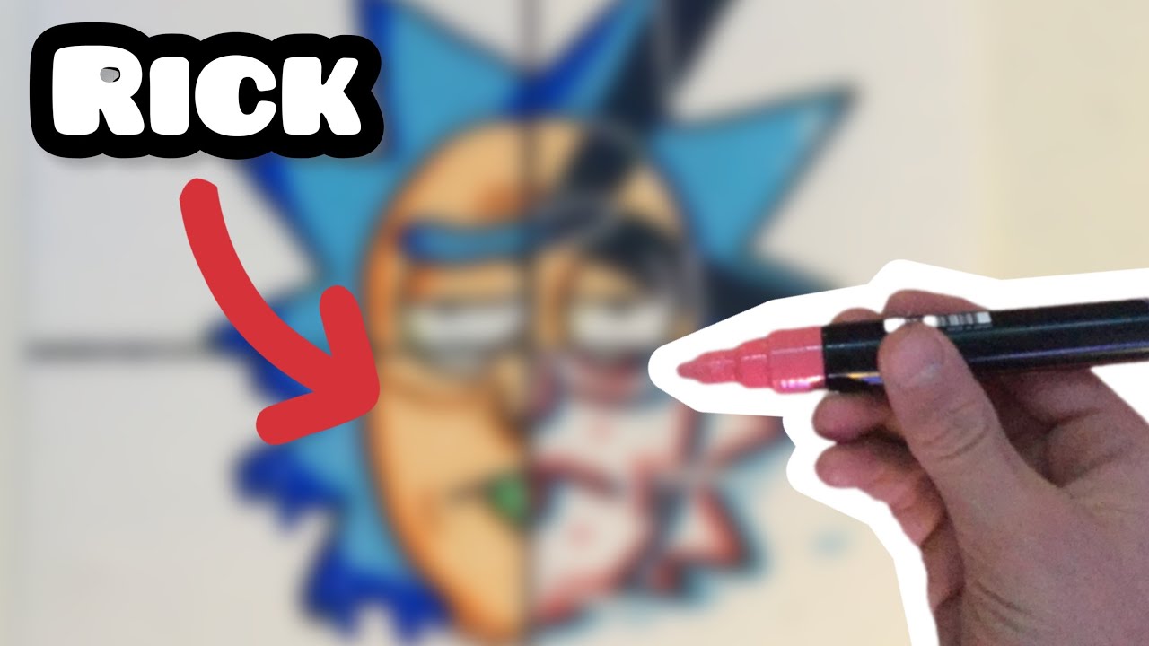 One drawing four different styles! - YouTube