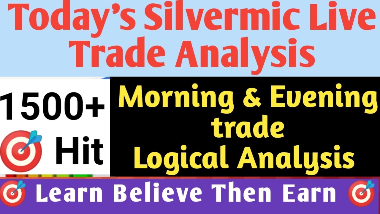 Silvermic Live trade analysis|Silver|Commodity|Support Resistance|MCX ...