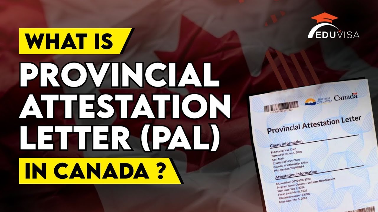 What is a Provincial Attestation Letter (PAL) in Canada? | Why It’s ...