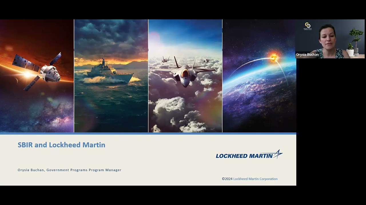 Innovative Partnership Opportunities with Lockheed Martin SBIRSTTR ...