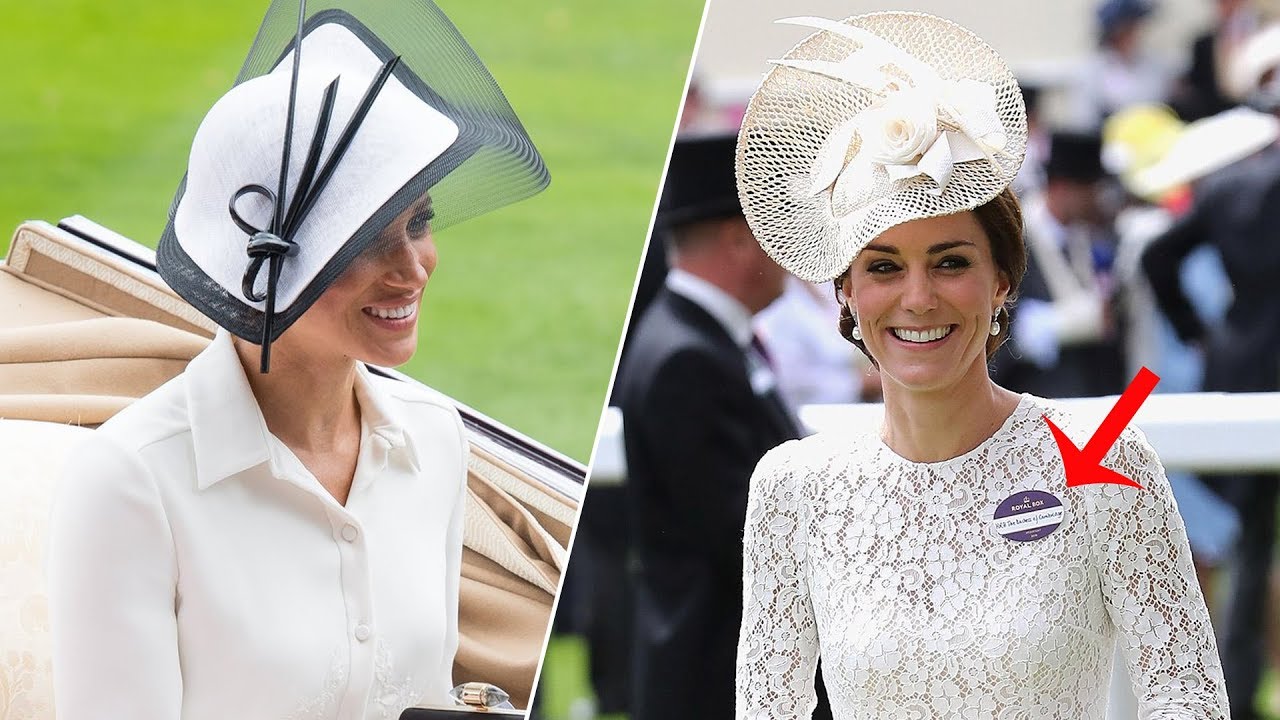 Here's Why Meghan didn't wear her name tag at Ascot - even though Kate ...