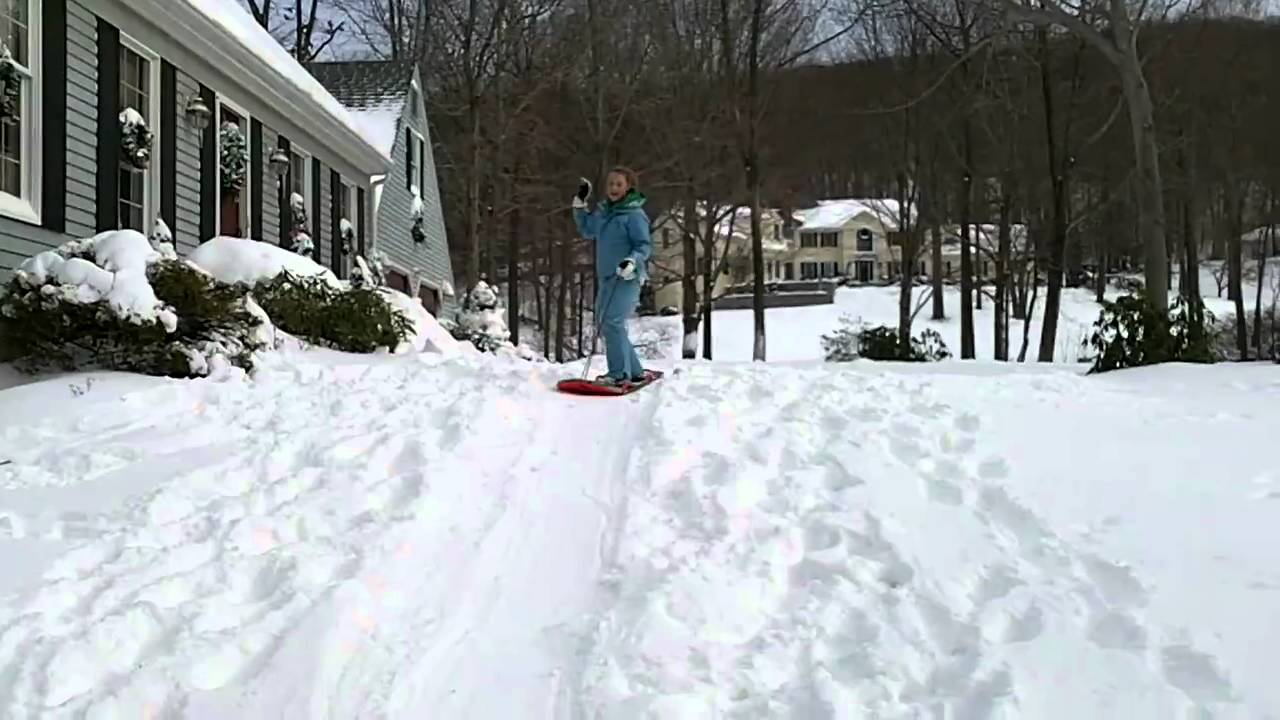 snow day wipeout! - YouTube