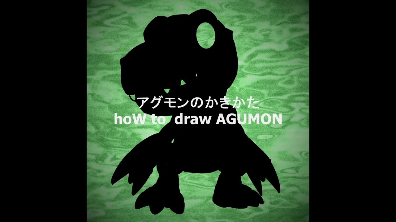 【DIGIMON】Drawing AGUMON【Step By Step Tutorial】 - YouTube