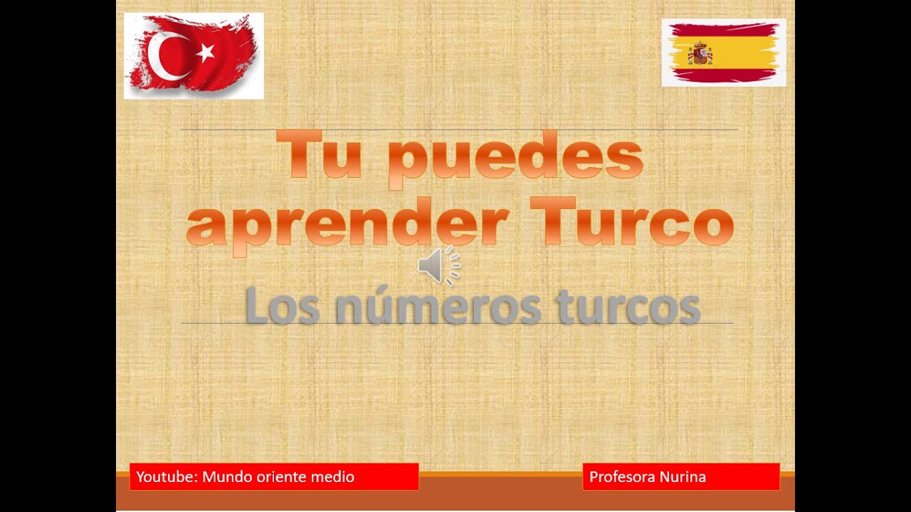 Los números en Turco - Tu puedes aprender turco - YouTube