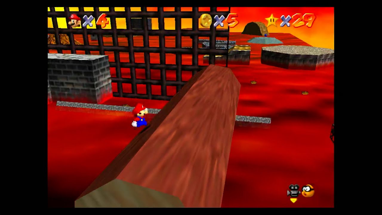 Super Mario 64 Playthrough: Star #30 - Red-Hot Log Rolling - YouTube