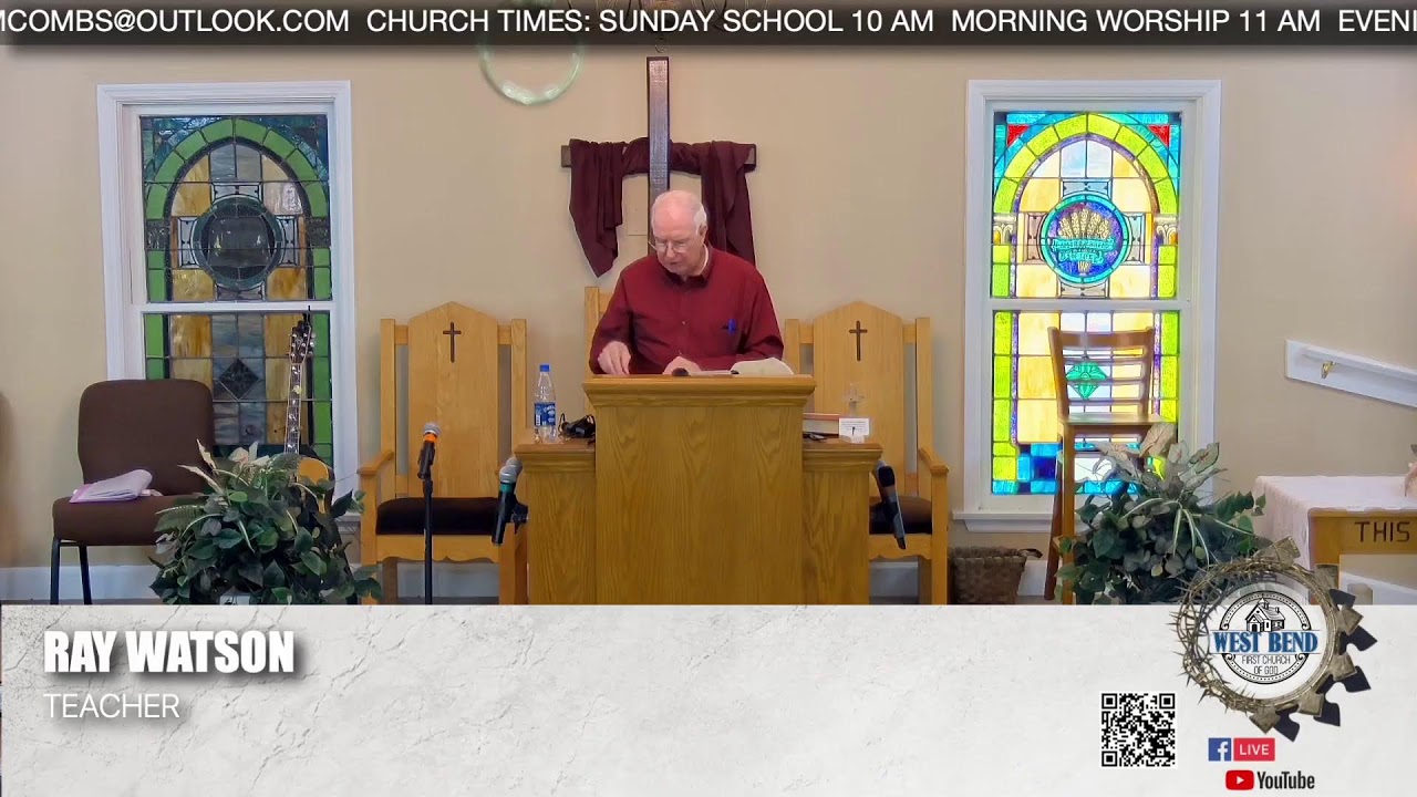 SUNDAY SCHOOL W/RAY WATSON - YouTube