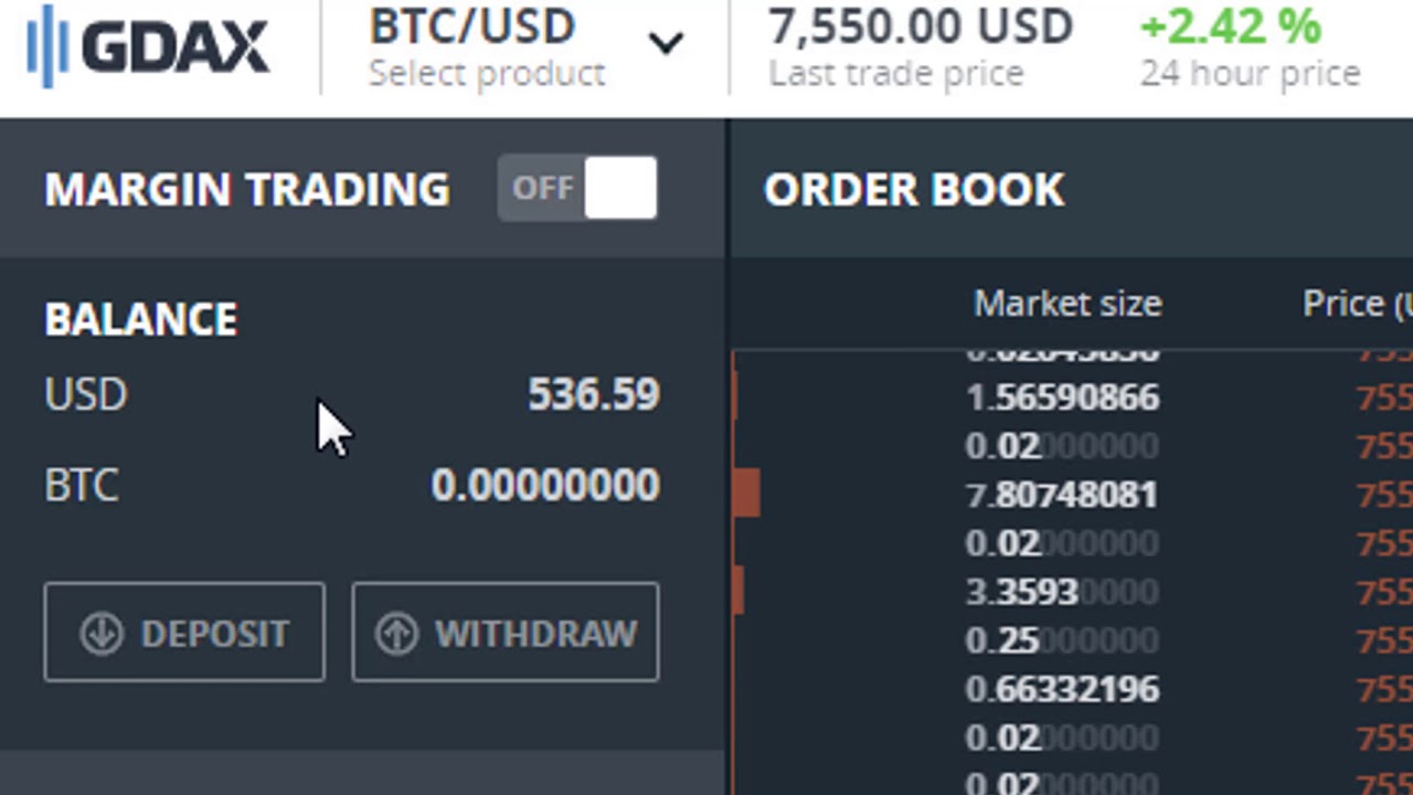 Step 2 - Open a GDAX Account to Purchase Bitcoin Without Fees - YouTube
