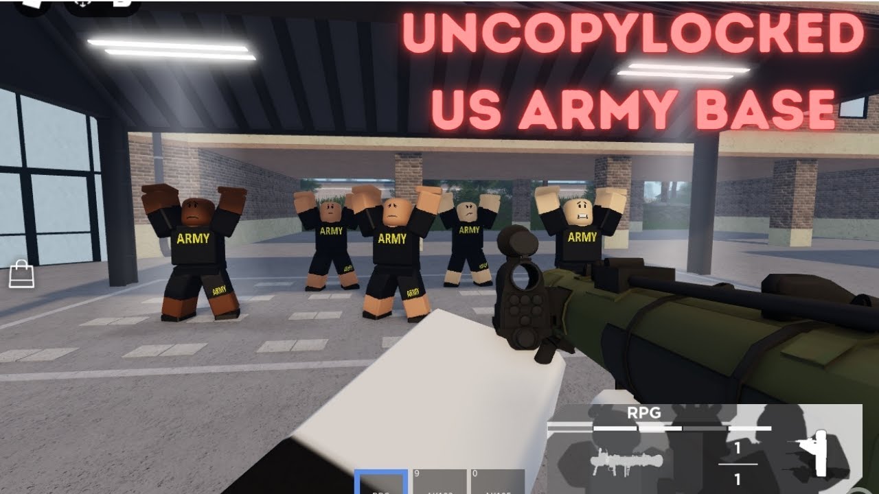 ROBLOX US ARMY BASE UNCOPYLOCKED (NEW) - YouTube