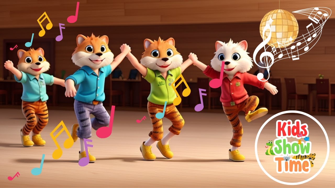 Dance Dance Round and Round│Nursery Rhymes│KidsShowTime - YouTube