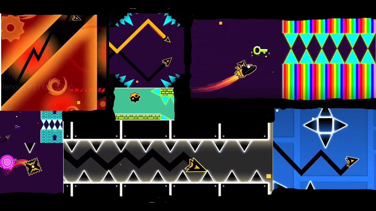 wave challenges #1 - Geometry Dash] - YouTube