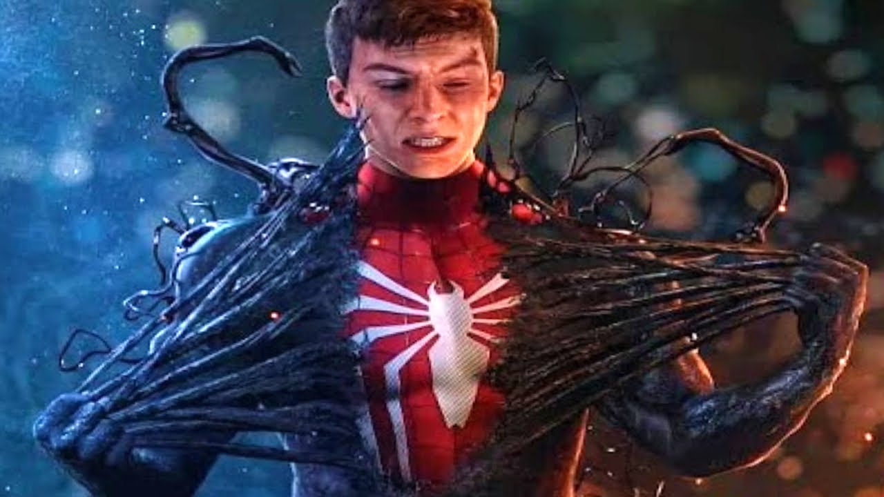 Peter Rips Off The Symbiote Suit Scene (Marvel's Spider-Man 2) - YouTube