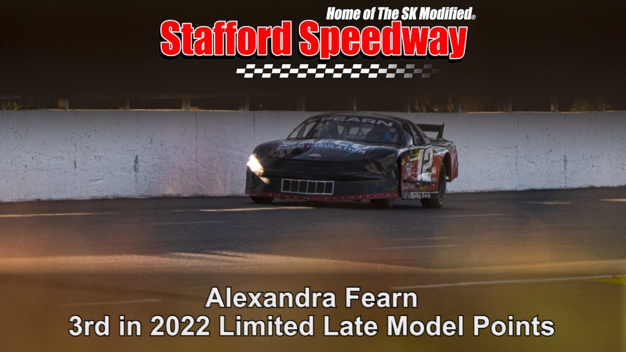 Alexandra Fearn - 3rd in 2022 Limited Late Model Points - YouTube